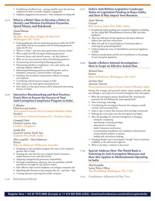 ACI's 3rd India Summit on Anti-Corruption - Brochure Available! | PDF