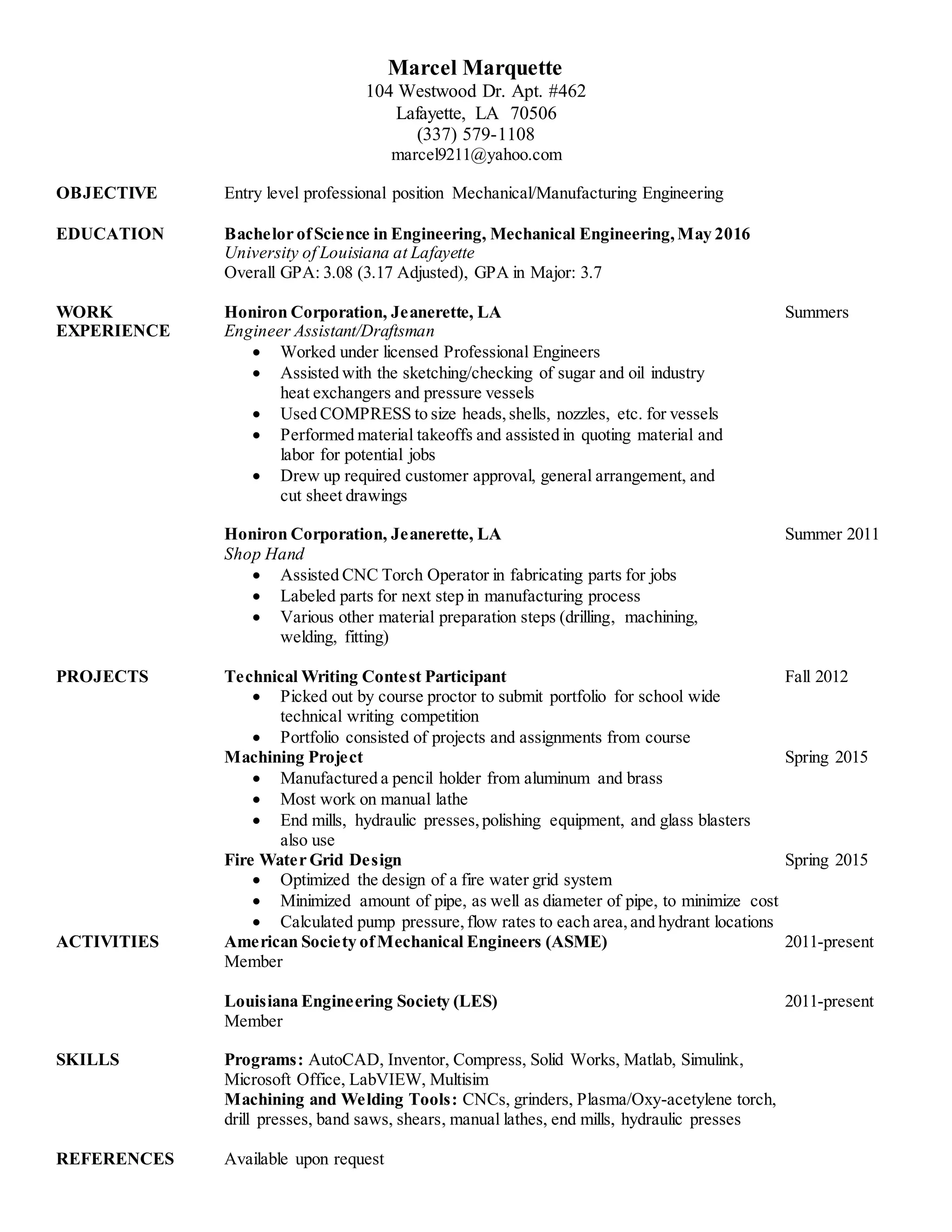 Resume-Rev2 | DOCX | Drawing and Sketching | Arts and Crafts