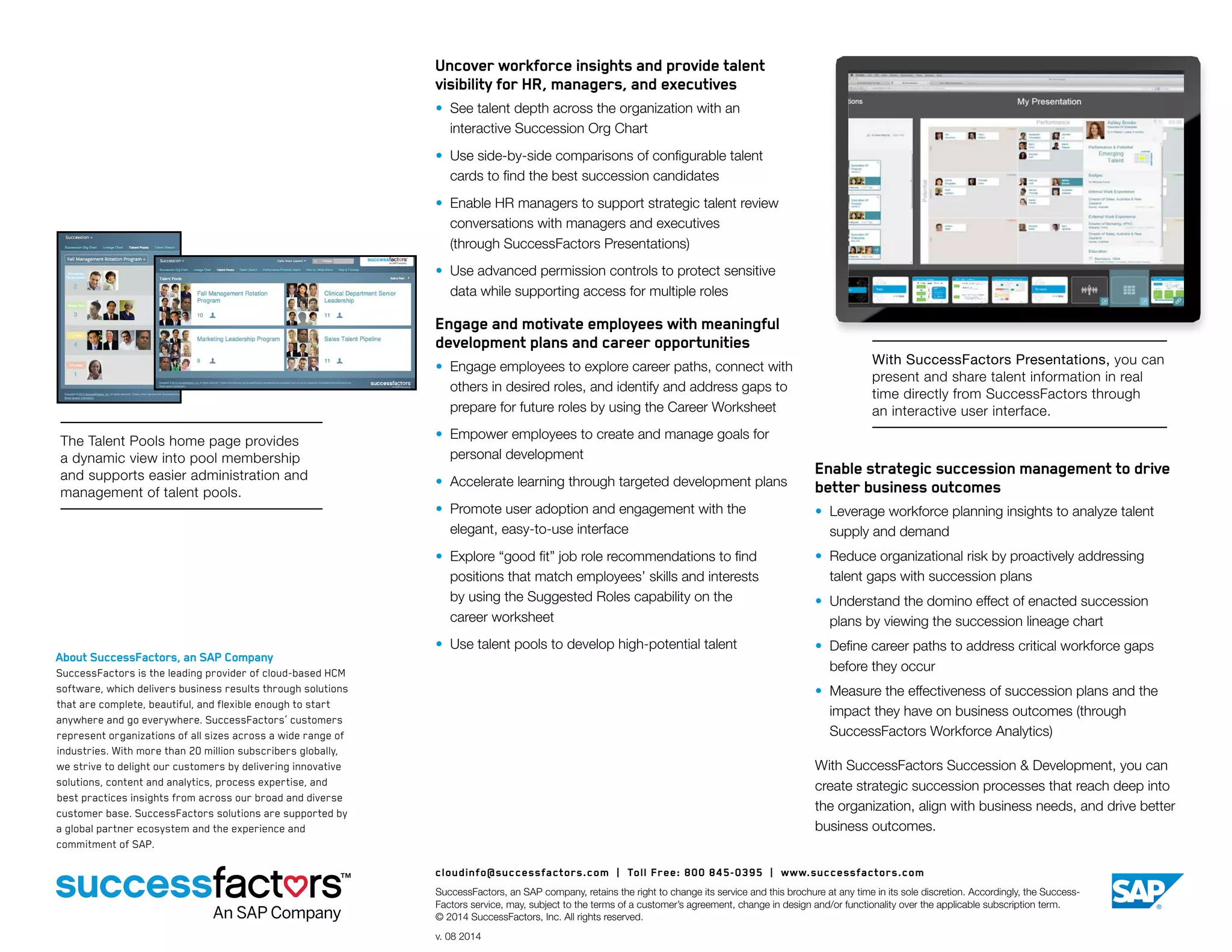 SuccessFactors - Succession Development | PDF