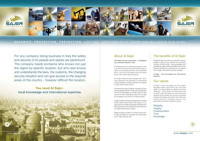 Al Sajer Brochure | PPT | Free Download