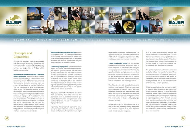 Al Sajer Brochure | PPT