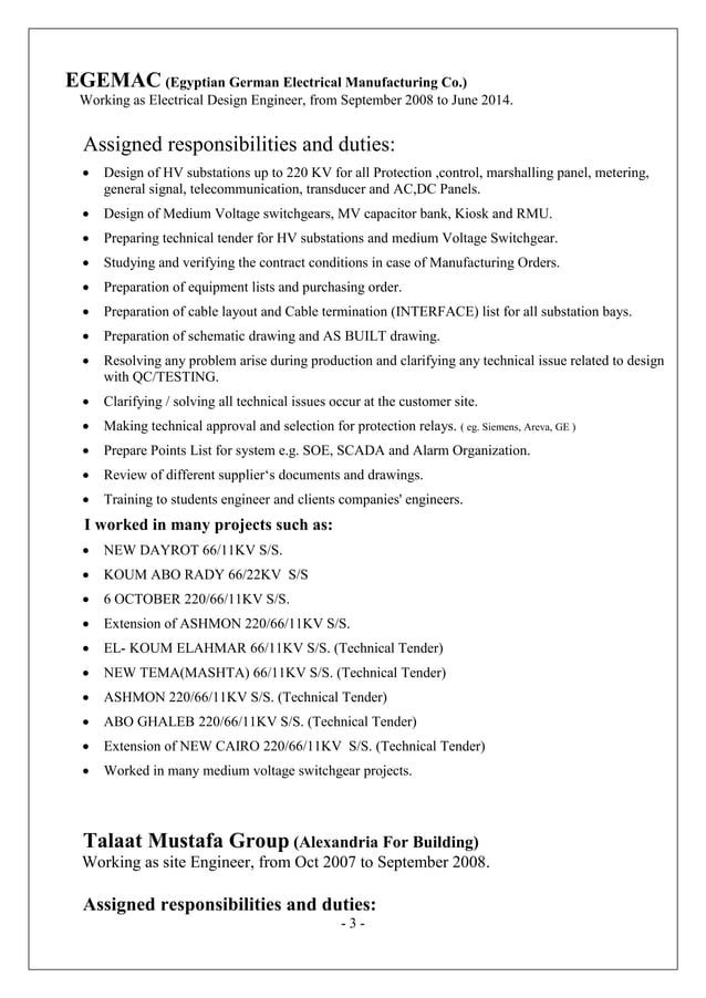 M Adel CV 2016 | PDF | Free Download