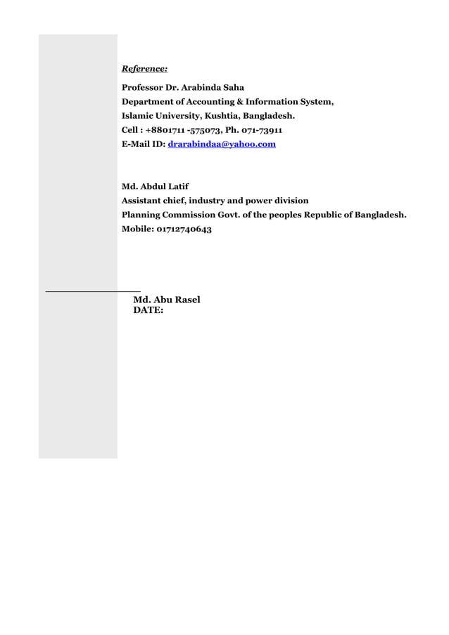 CV of Md. Abu Rasel | PDF