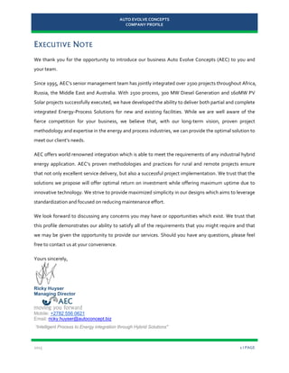AEC - Extended Profile | PDF