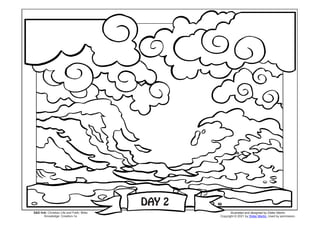 Creation Coloring Pages Day 1