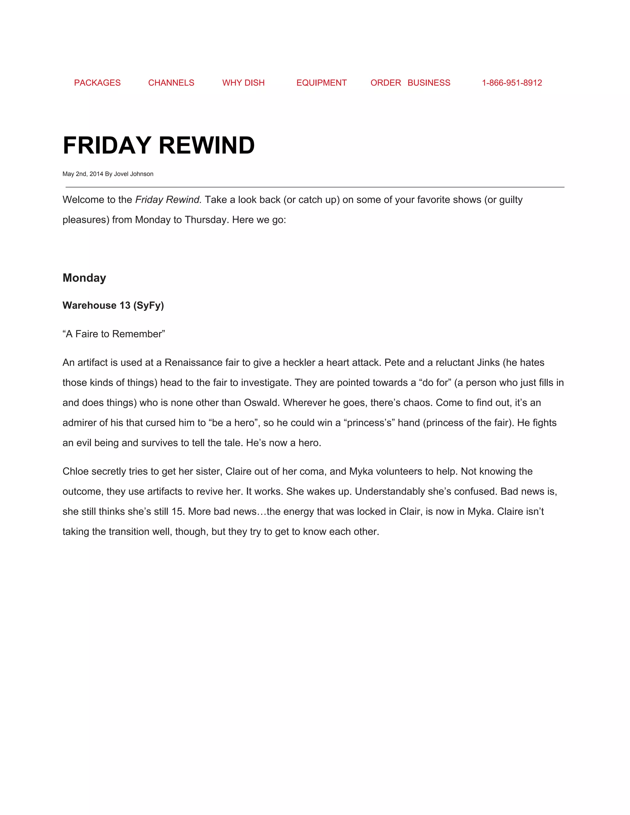 FRIDAY REWIND | PDF