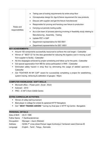 Muthukumar - Resume | PDF