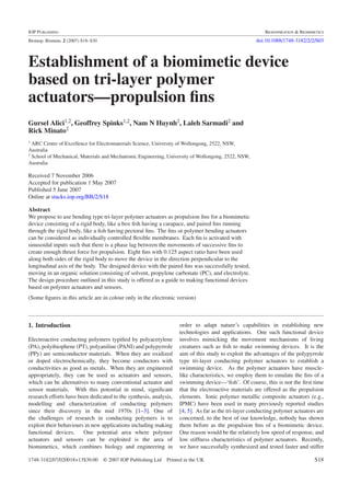 Biomimetics_2007 | PDF