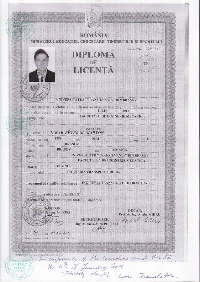 Bachelor Degree Diploma | PDF