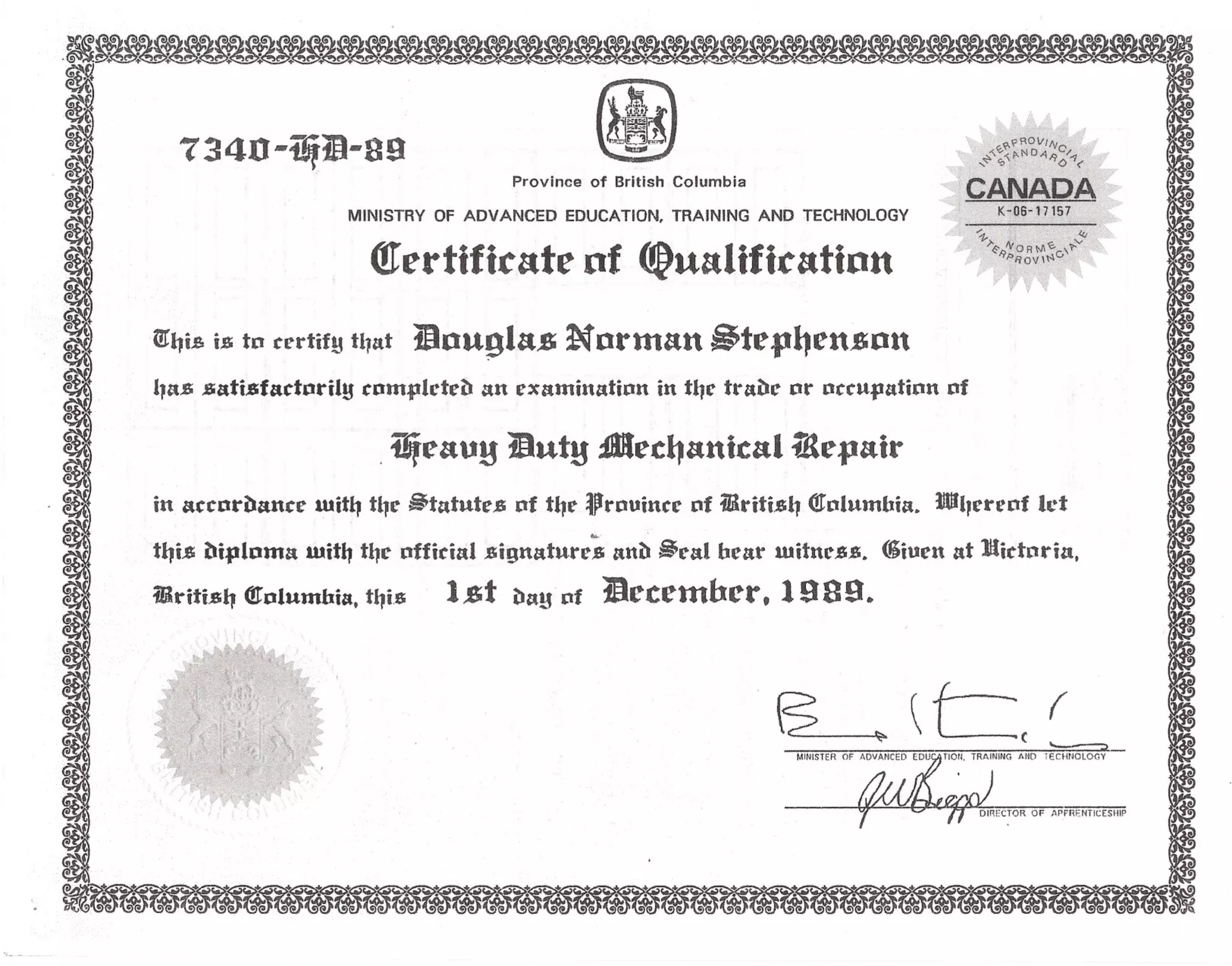 Trade Qualification Certificates | PDF | Vocational Training | Careers