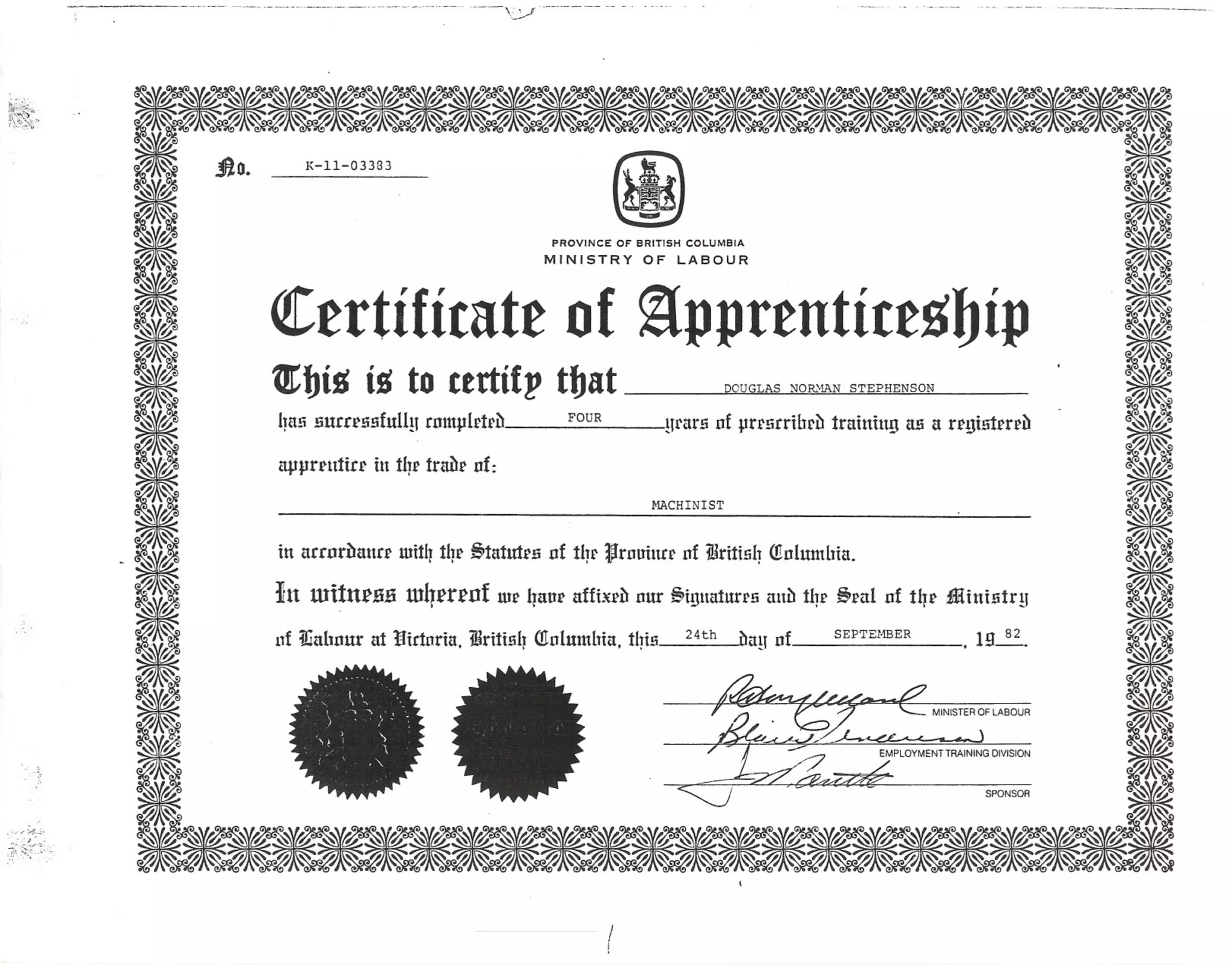 Trade Qualification Certificates | PDF | Vocational Training | Careers