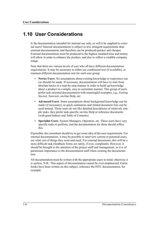 Documentation Plan Example | PDF