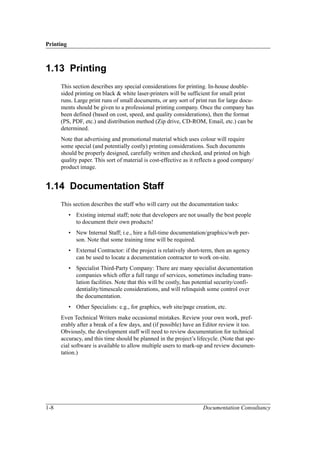 Documentation Plan Example | PDF
