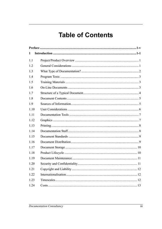Documentation Plan Example | PDF