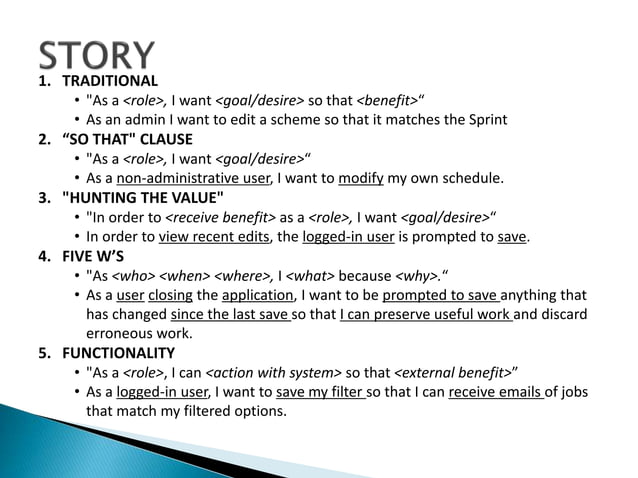Agile Issue Types and Decomposition | PPTX