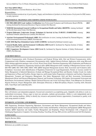 CV of Nessua Ubong Okokon. | PDF