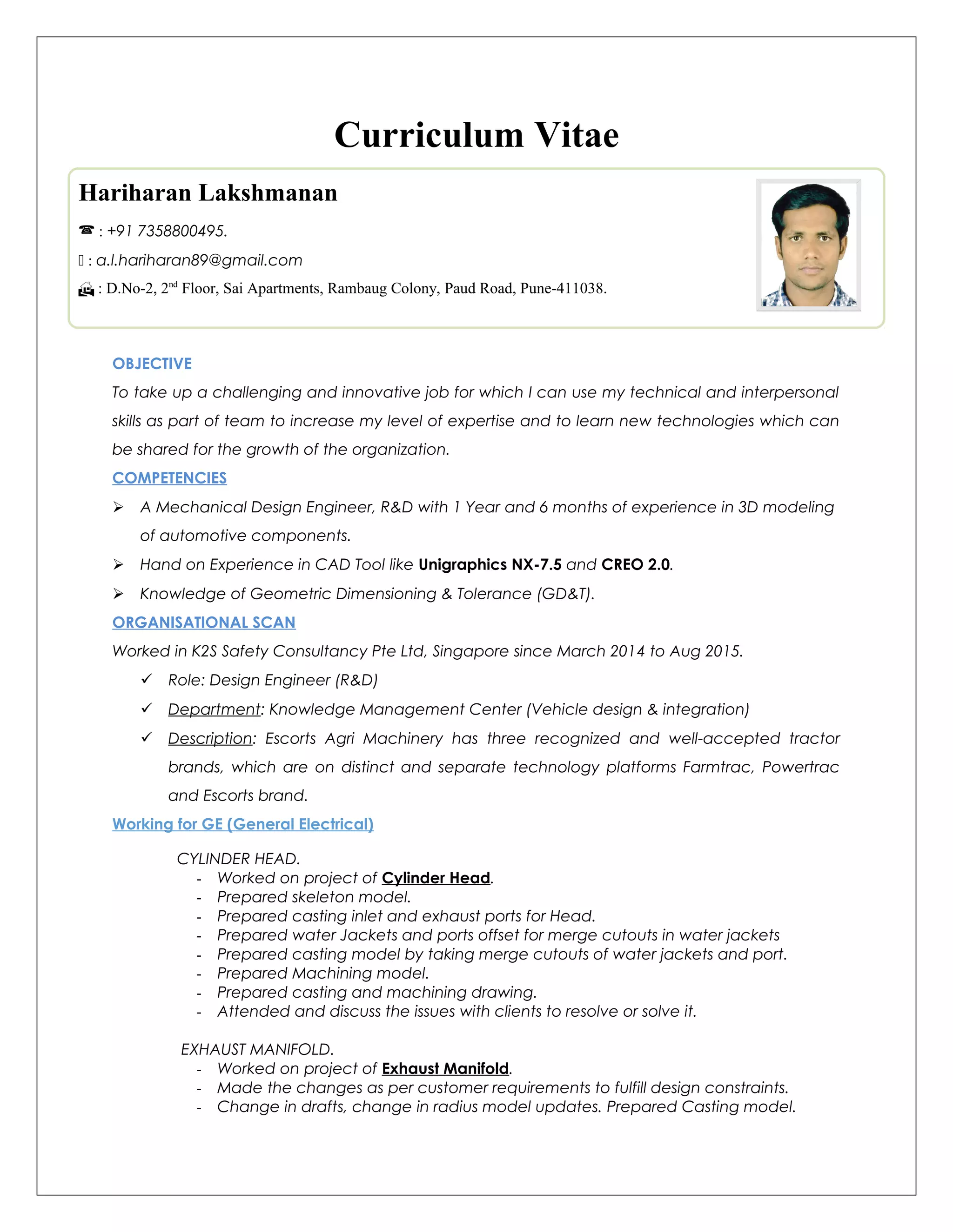 Hari CV | DOC