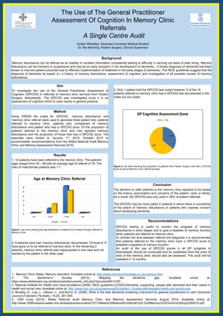 Joint Meeting Poster | PPTX | Brain and Nervous System Disorders ...