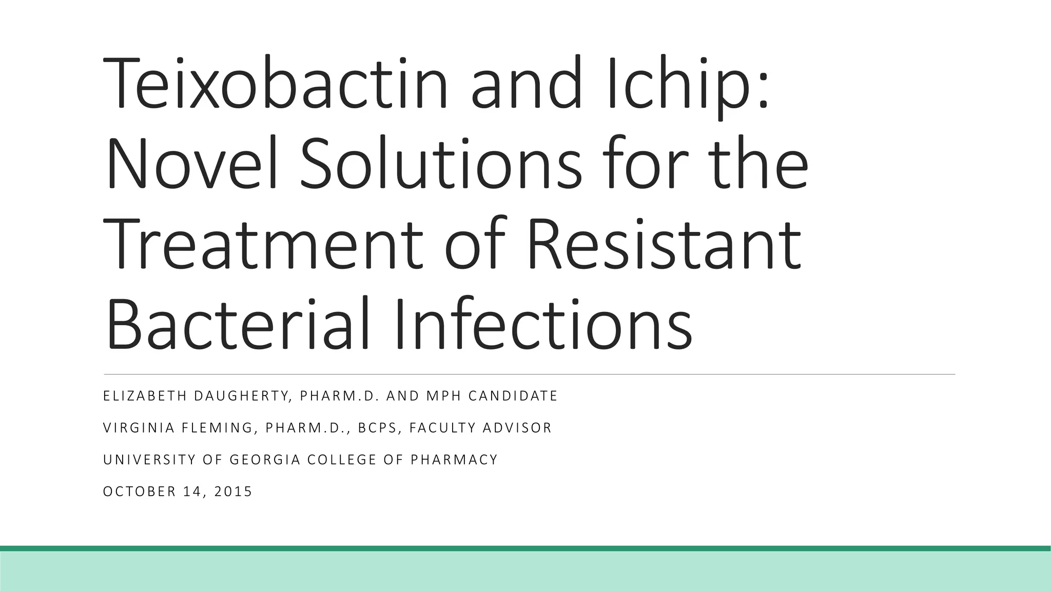 Teixobactin and iChip | PPTX