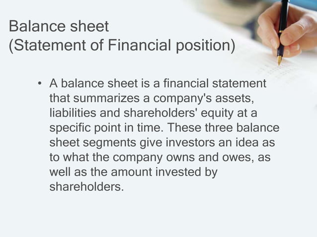 Finance for non finance professionals | PPTX