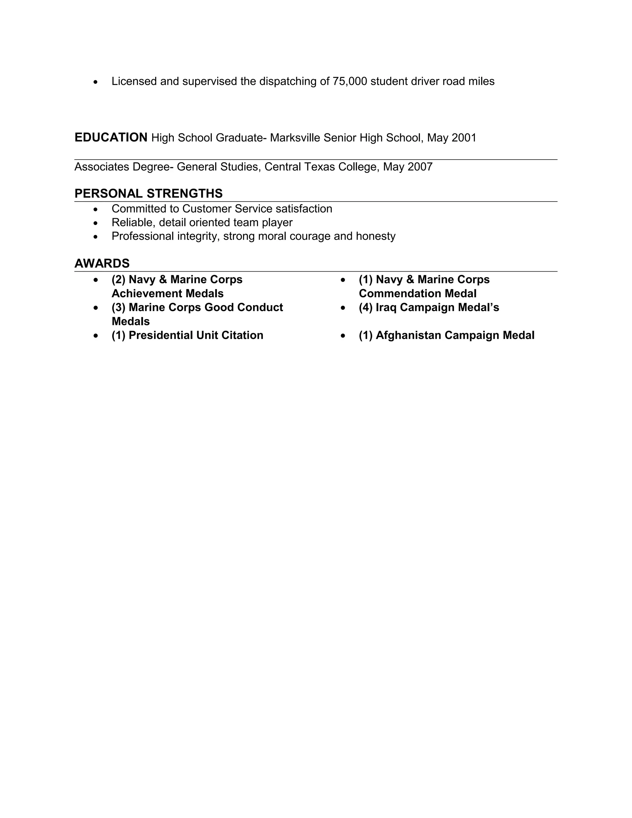 Donovan Dukes Resume | DOC