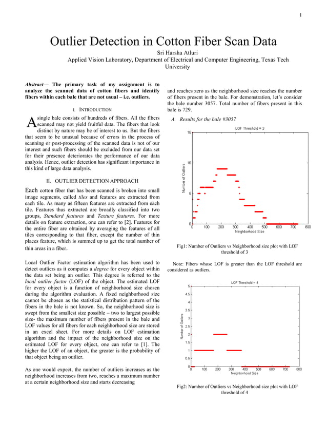Outlier Detection Final Report | PDF | Technology & Computing