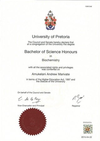 Honours Degree | PDF