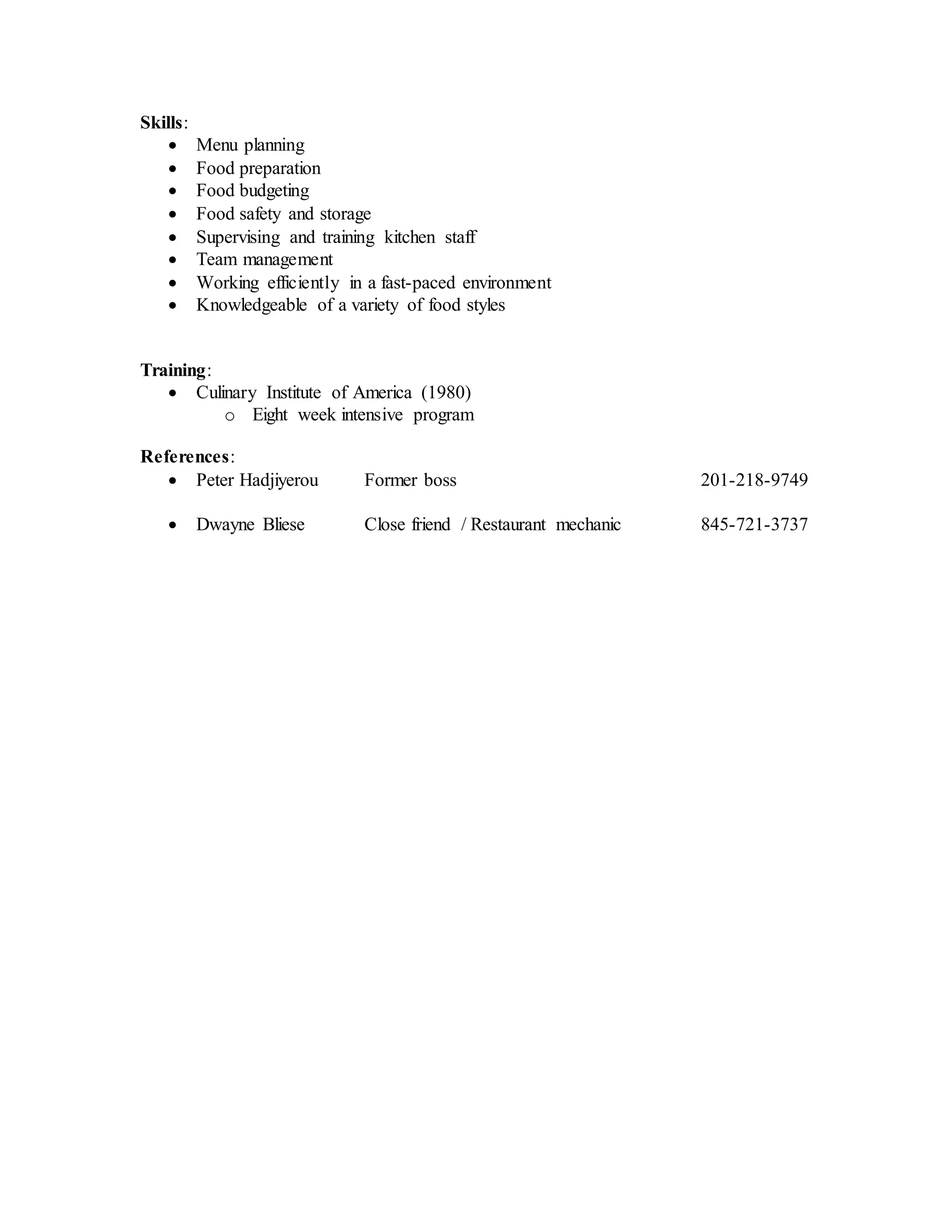 Harry Hajiyerou resume | DOCX