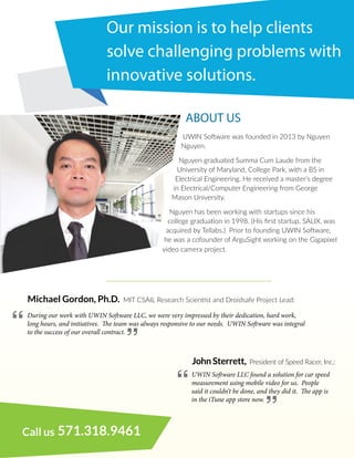 UWinSoftwarePortfolio_FINAL_INTERACTIVE | PDF