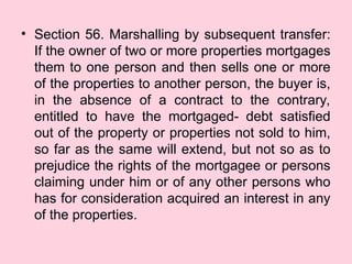 Marshalling PPT Law contract law property law | PPT