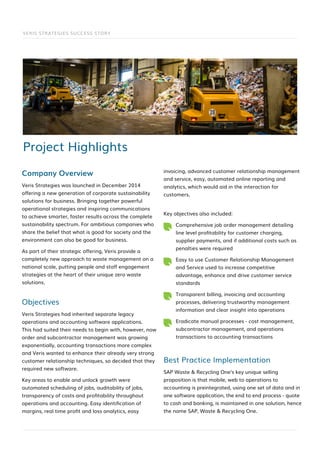 Veris Strategies Success Story | PDF