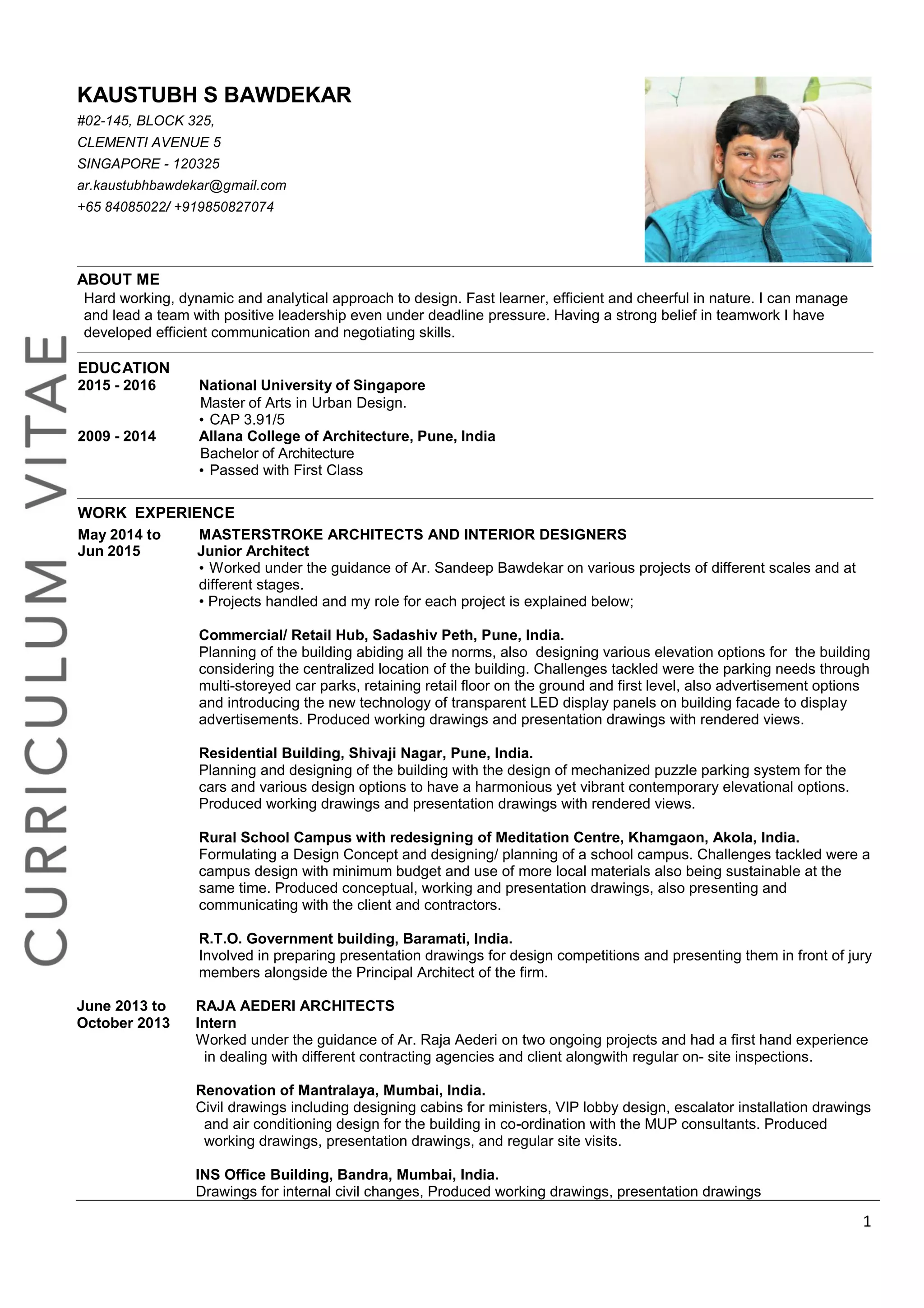 KAUSTUBH'S RESUME | PDF