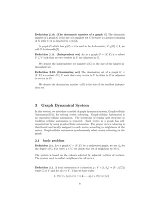 Graph Dynamical System on Graph Colouring | PDF