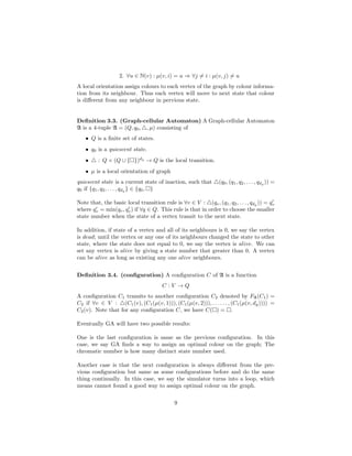 Graph Dynamical System on Graph Colouring | PDF