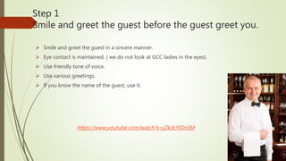 9 service steps | PPT