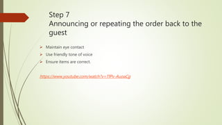 9 service steps | PPTX