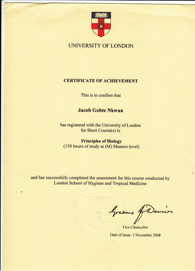 Nkwan_Jacob University of London Biology
