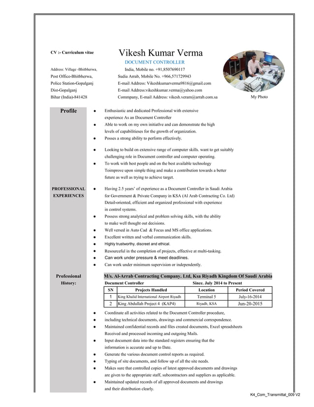 Vikesh.. CV | PDF