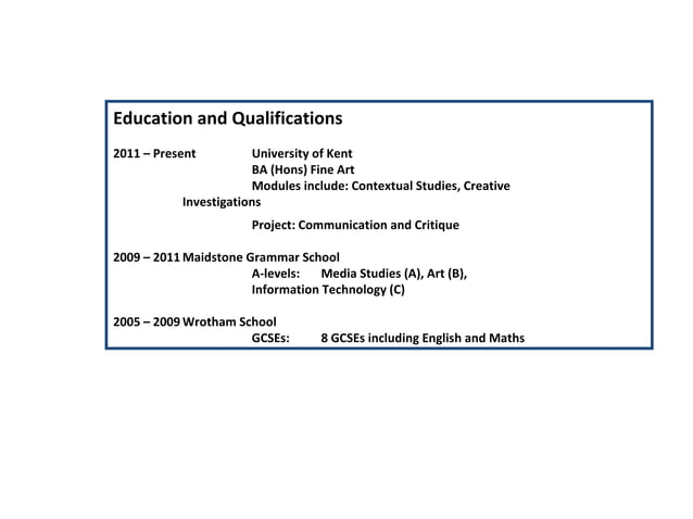 CV Writing Presentation | PPT | Resume Writing and Advice | Job Search