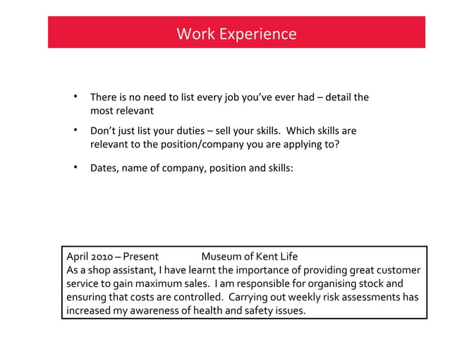 CV Writing Presentation | PPT | Resume Writing and Advice | Job Search