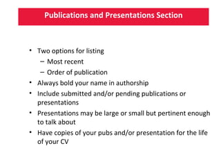 CV Writing Presentation | PPT