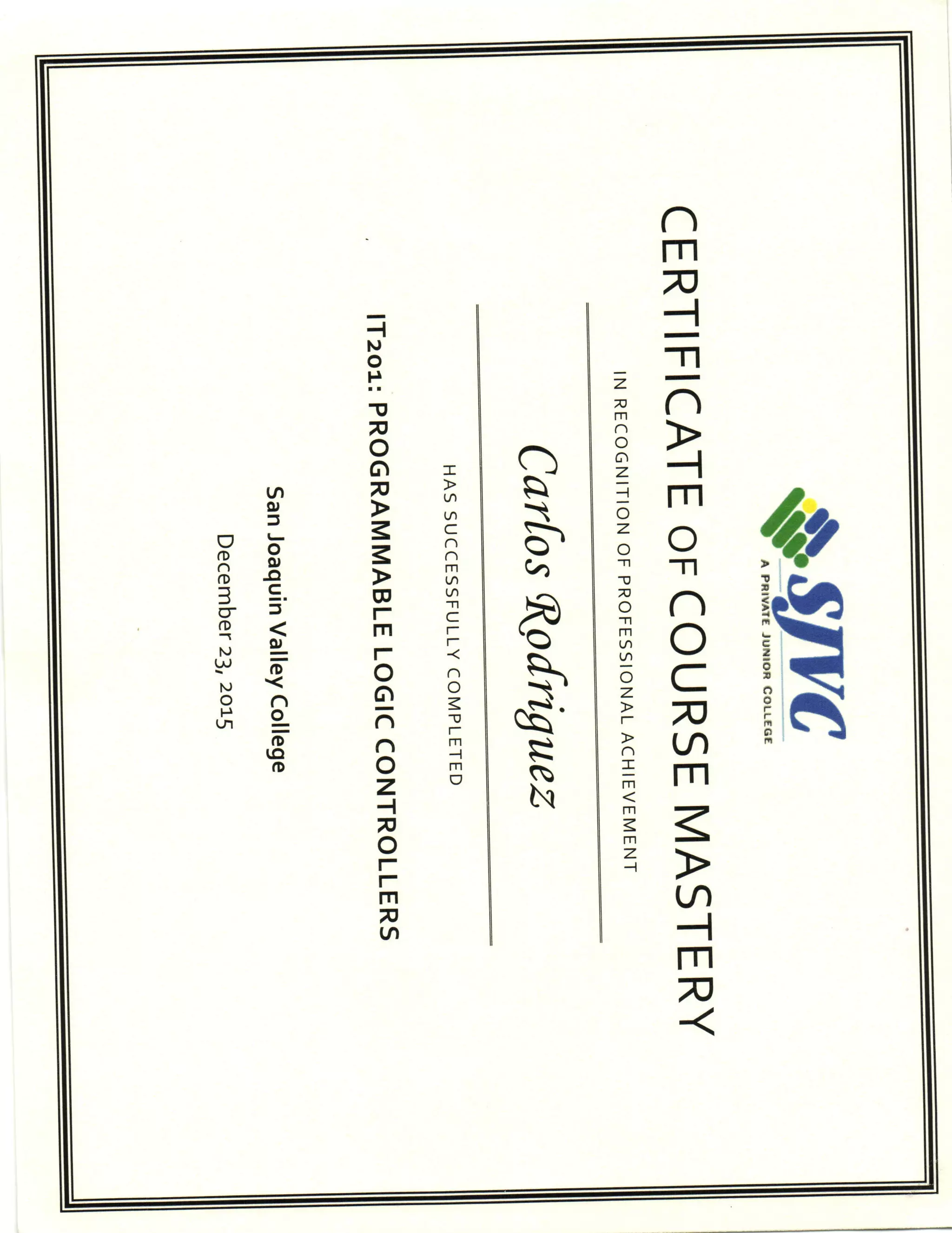 PLC Certification | PDF