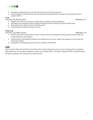 March Resume | PDF