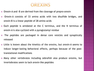 Orexin receptors and their potential as drug targets | PPT