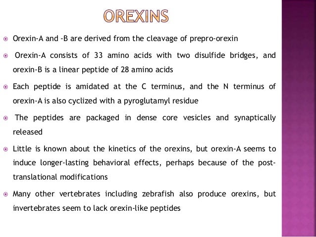 Orexin receptors and their potential as drug targets