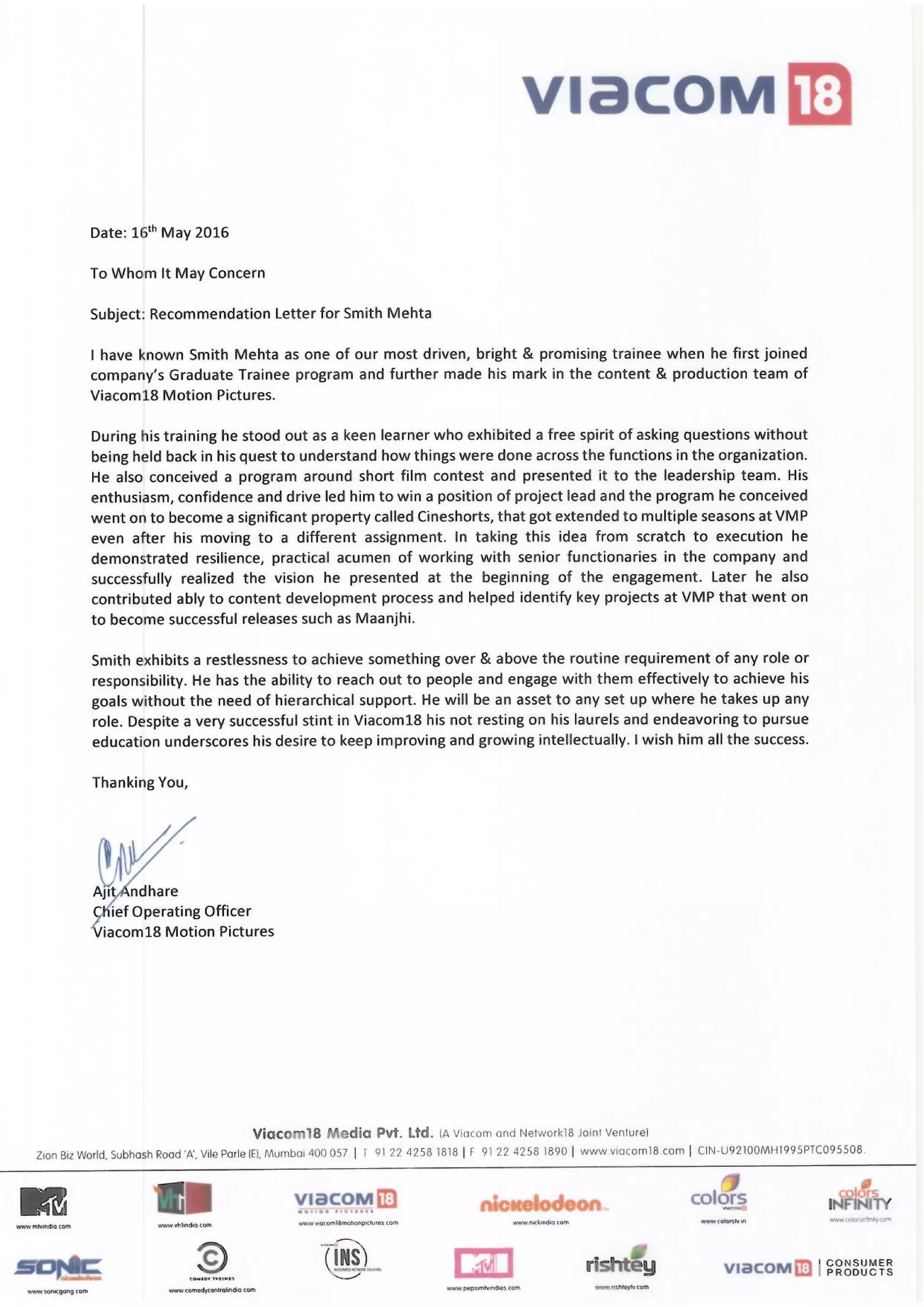 Ajit Andhare recommendation | PDF