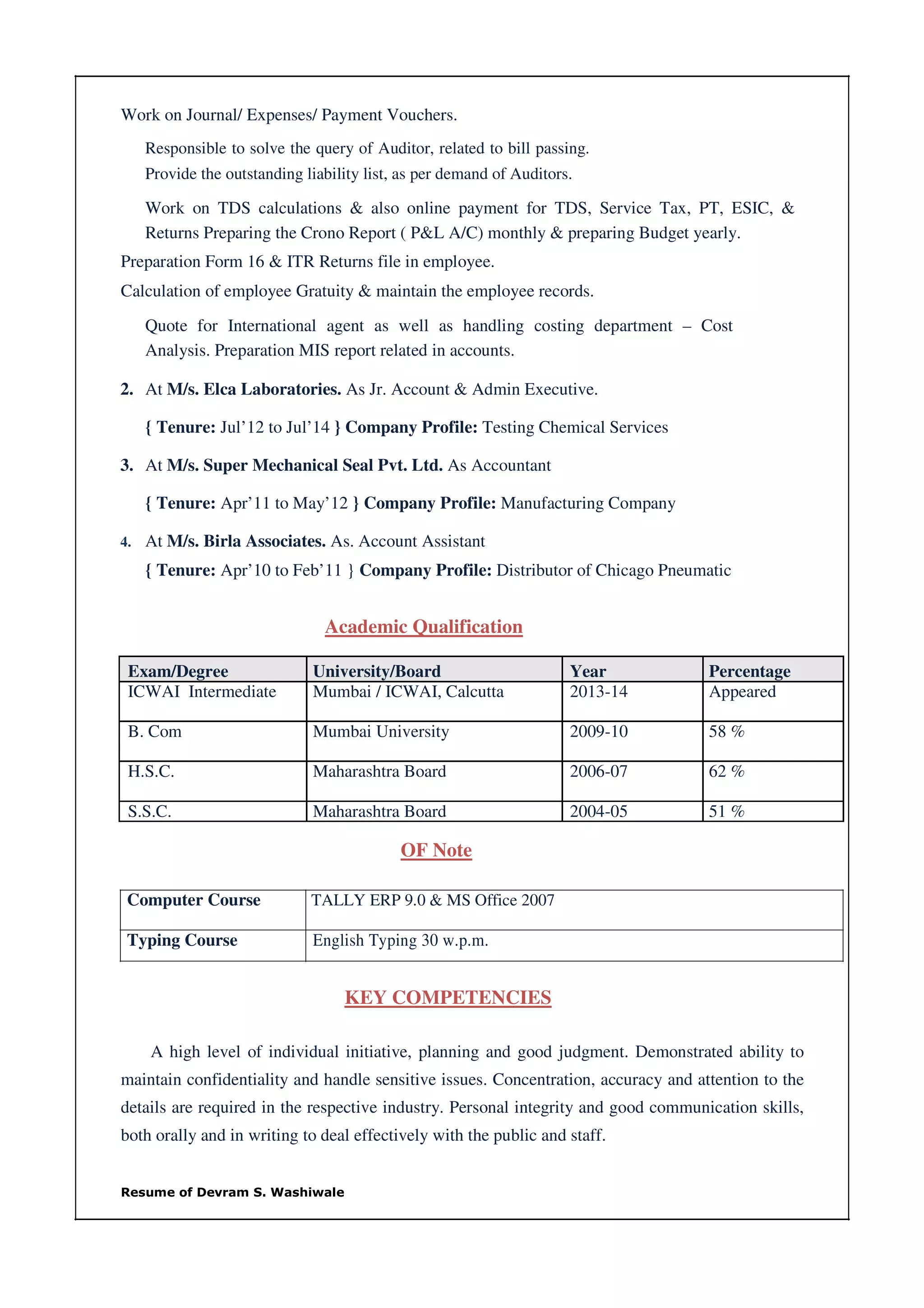 Devram_Updated_CV | PDF