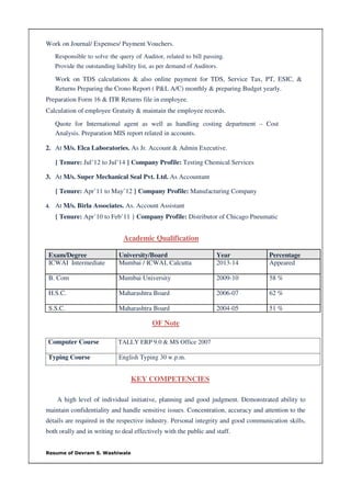 Devram_Updated_CV | PDF