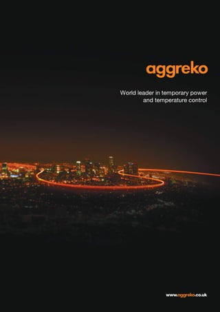 Aggreko-Services-Brochure | PDF