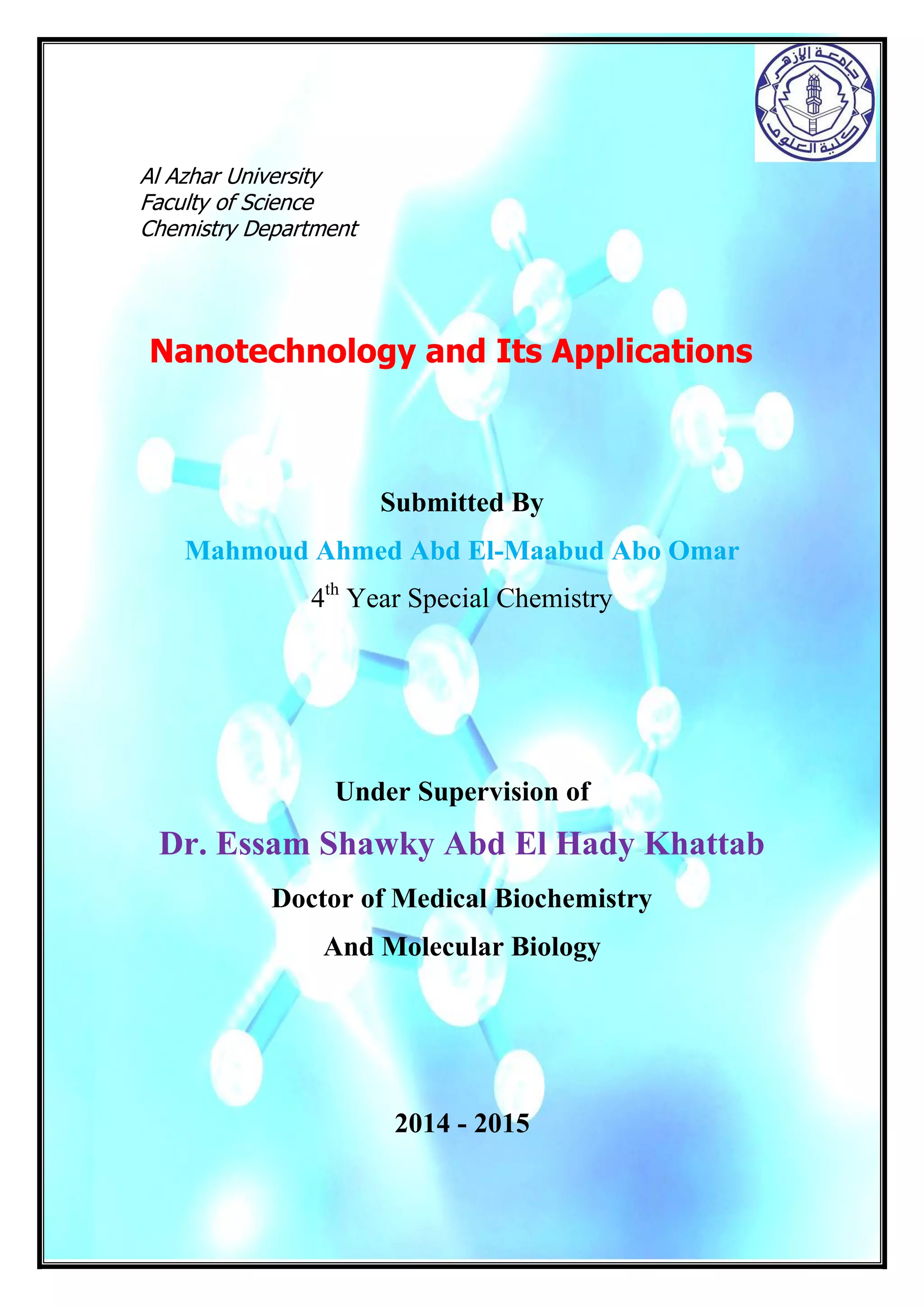 Nanotechnology And Its Application | PDF